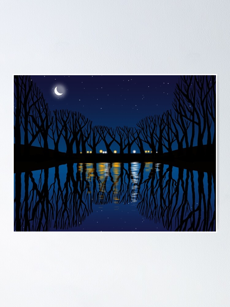 "Night Walk " Poster for Sale by jadekandel | Redbubble