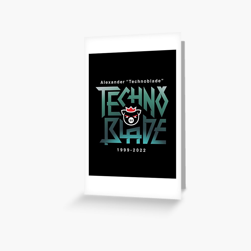 "Technoblade 1999-2022" Greeting Card for Sale by elverawillms | Redbubble