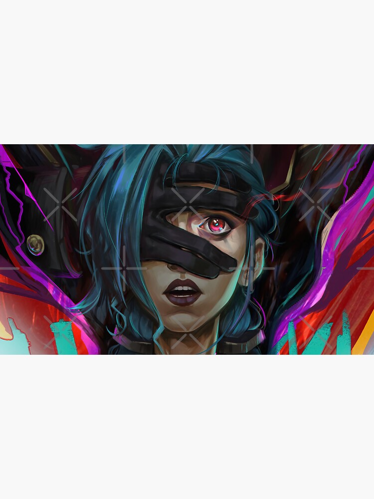 "Arcane Jinx/silco" Sticker for Sale by flashonalt | Redbubble