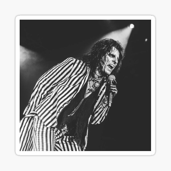 "Alice Cooper" Sticker for Sale by voiceandvision | Redbubble