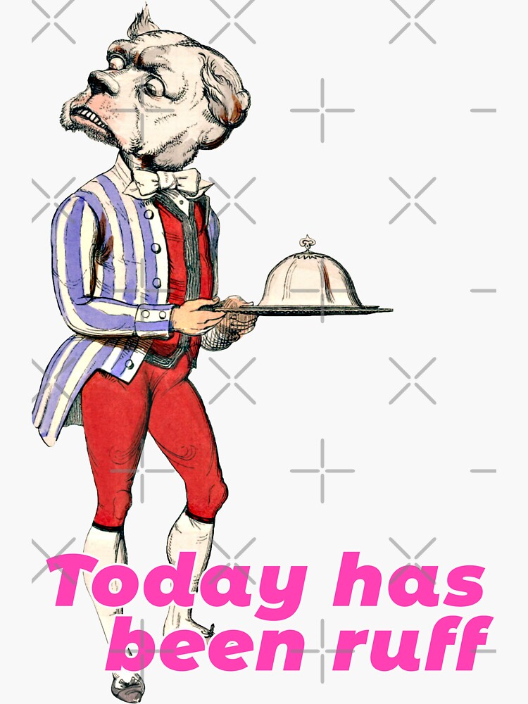 "Once upon a time there was a white dog in uniform, fairy tale ...