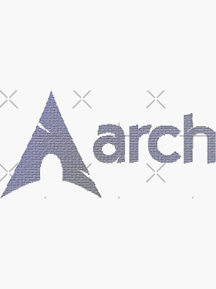 " Arch linux" Sticker for Sale by BYROSALINDA | Redbubble