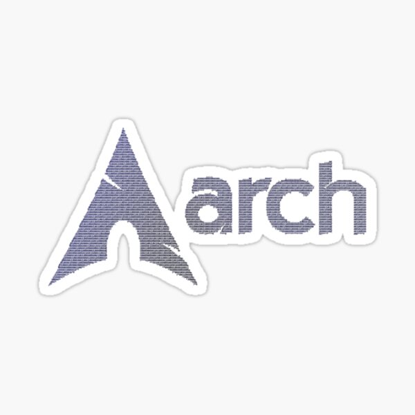 " Arch linux" Sticker for Sale by BYROSALINDA | Redbubble
