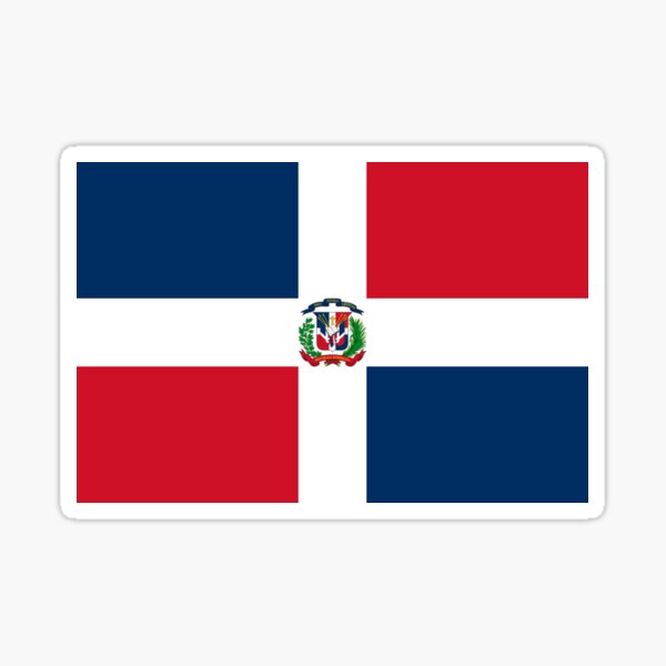 "Dominican Republic Flag" Sticker for Sale by SalaArts | Redbubble