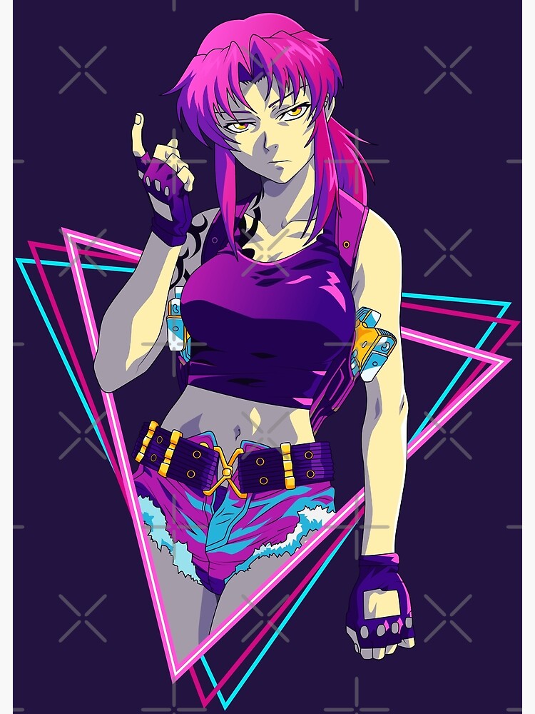 "black lagoon anime - revy retro style" Photographic Print for Sale by ...