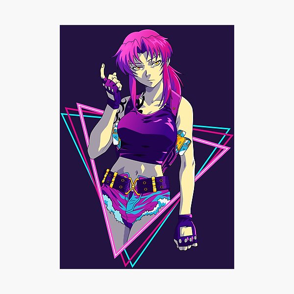 "black lagoon anime - revy retro style" Photographic Print for Sale by ...