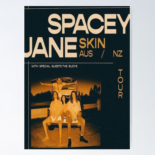 "Spacey jane" Poster for Sale by collinsdrawings | Redbubble