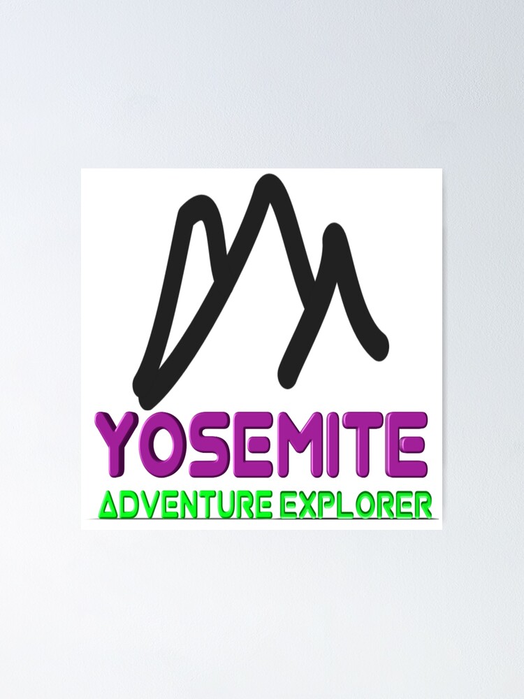 "yosemite adventure explorer line art" Poster for Sale by Holandagc ...