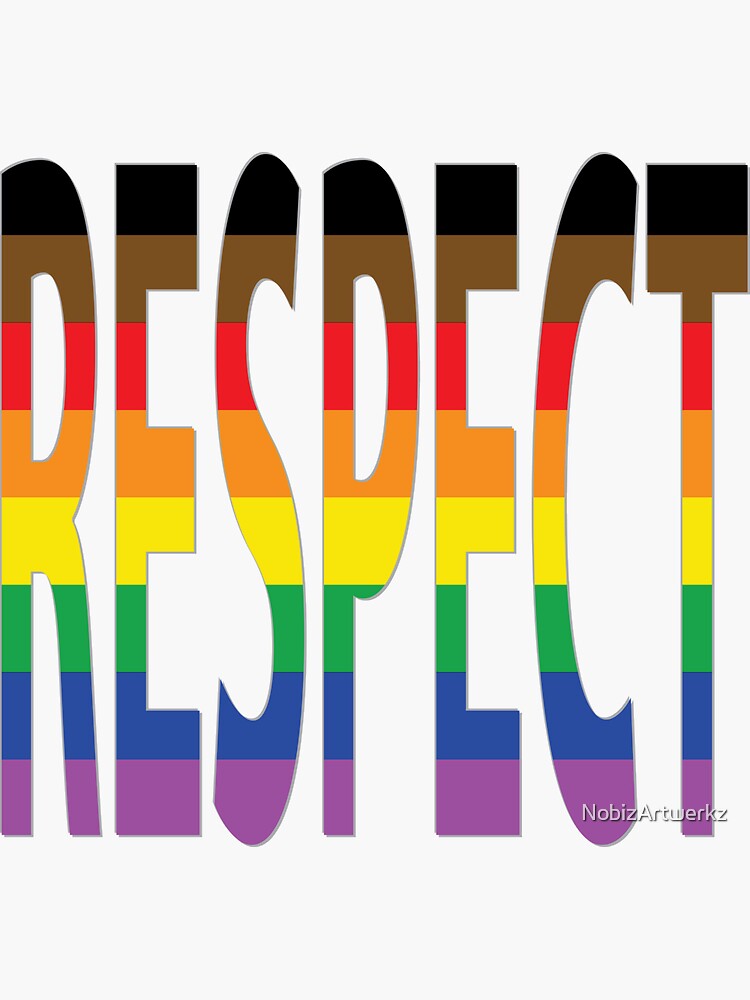 "LGBTQIA+ Pride flag saying RESPECT, all inclusive Philadelphia flag ...