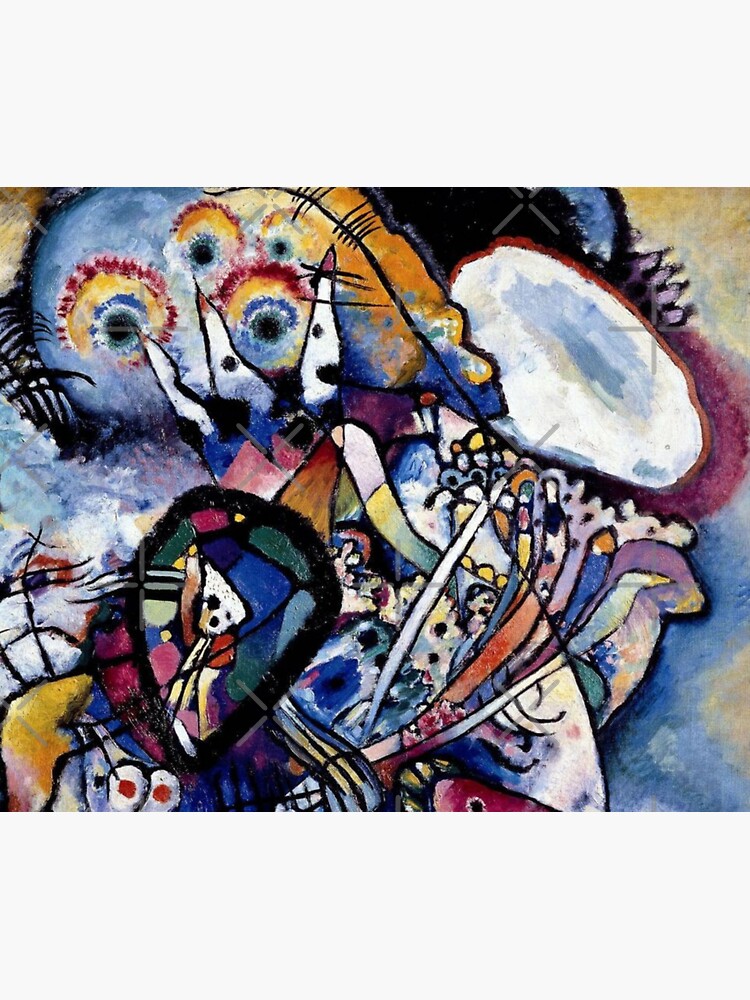 "Glass painting with the sun art by wasilly kandinsky classic poster ...