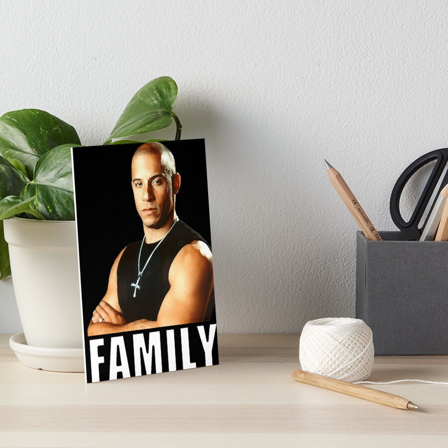"Dom Toretto Fast and Furious Family Meme " Art Board Print for Sale by ...