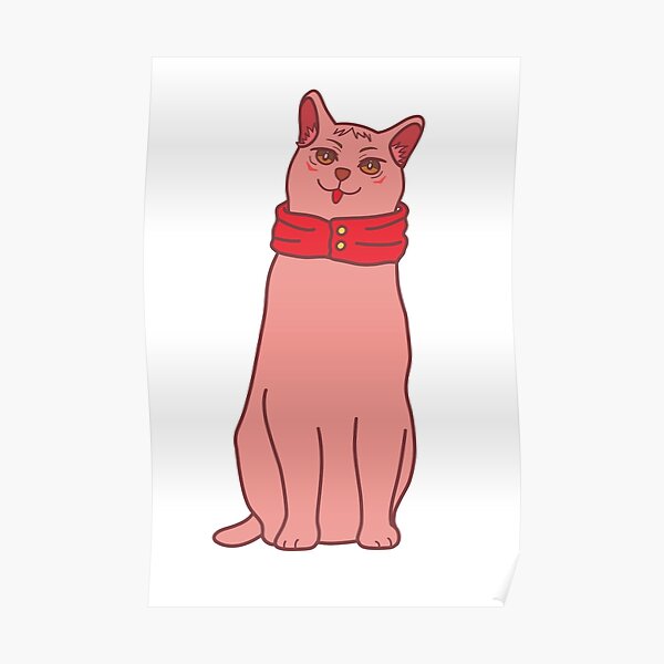 "Yuji Cat - Jujutsu Kaisen Anime " Poster for Sale by nijyu | Redbubble