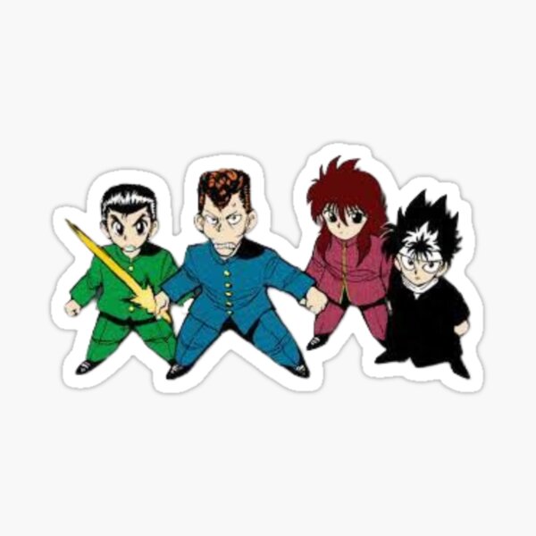 "yu yu hakusho" Sticker for Sale by kksalajaf | Redbubble