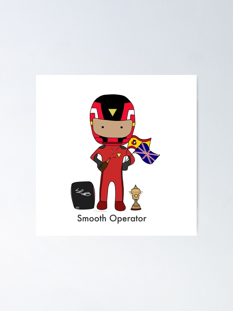 "Smooth Operator - Silverstone Win - DoodleAndDrive" Poster for Sale by ...