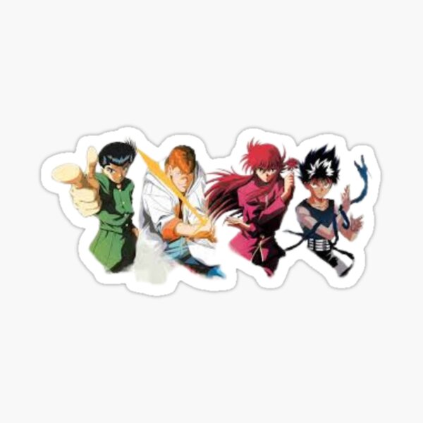 "yu yu hakusho" Sticker for Sale by kksalajaf | Redbubble