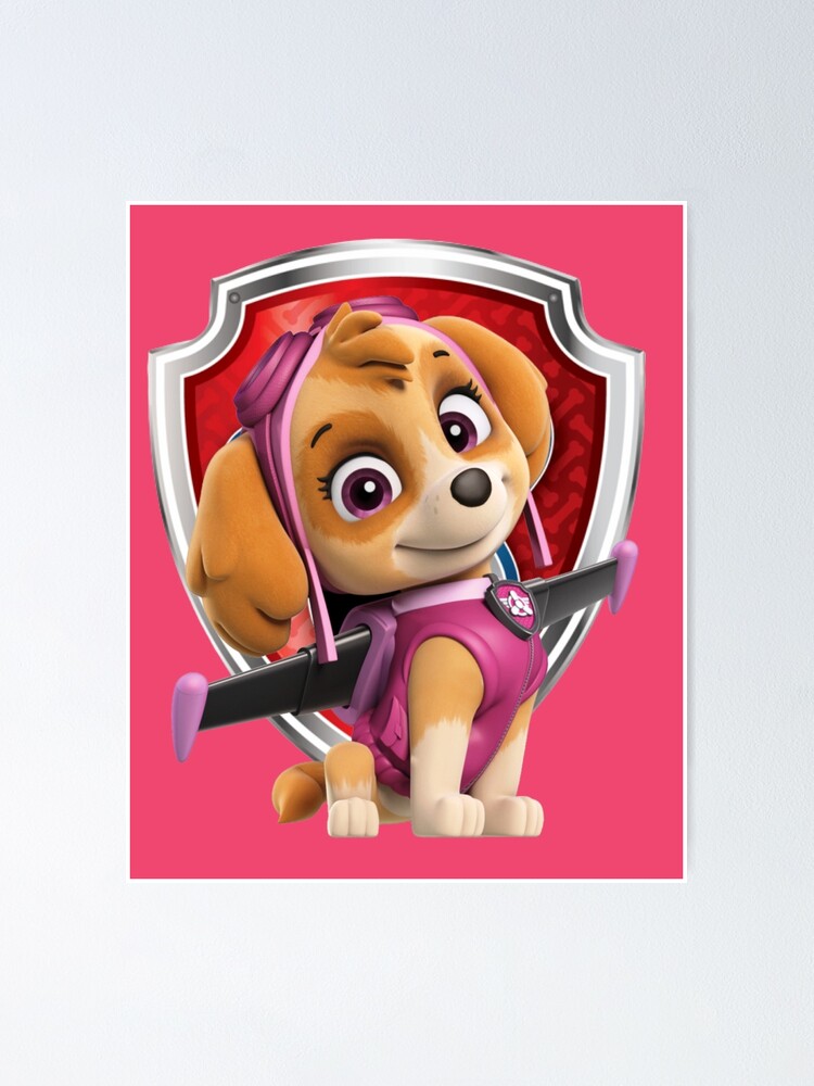 Paw Patrol Skye Poster For Sale By Samanguru Redbubble