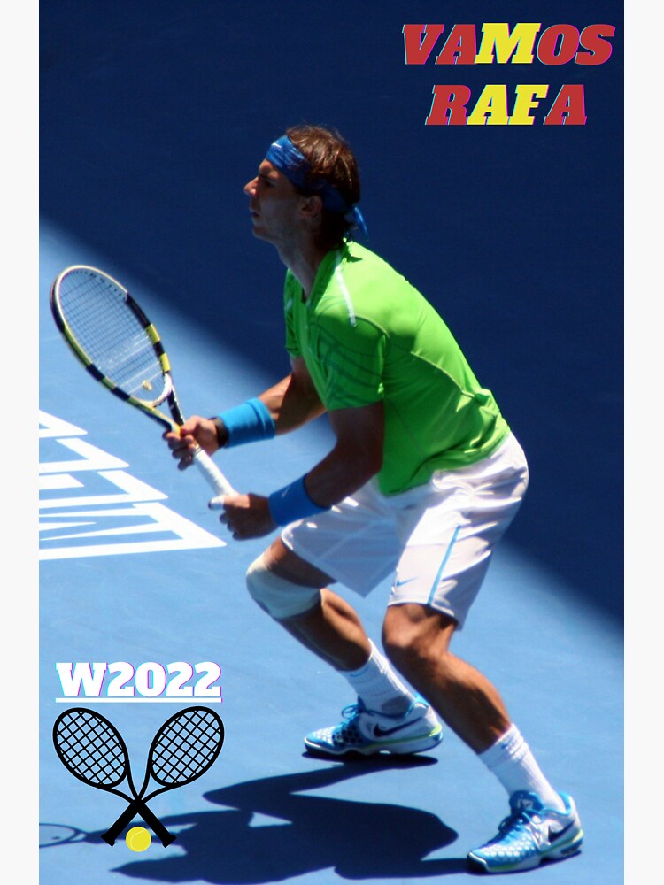 "VAMOS RAFA" Sticker for Sale by Meezy-MoGo | Redbubble