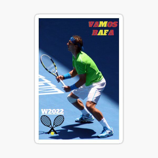 "VAMOS RAFA" Sticker for Sale by Meezy-MoGo | Redbubble