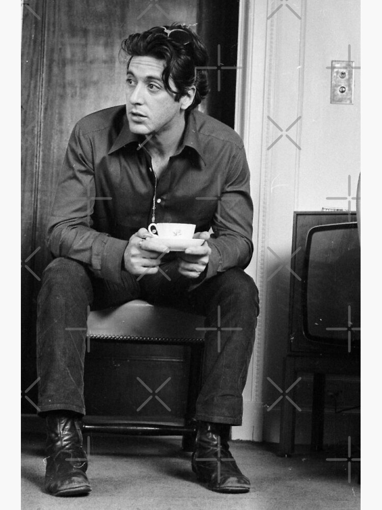 "Al Pacino drinking coffee " Photographic Print by Leafyblues | Redbubble