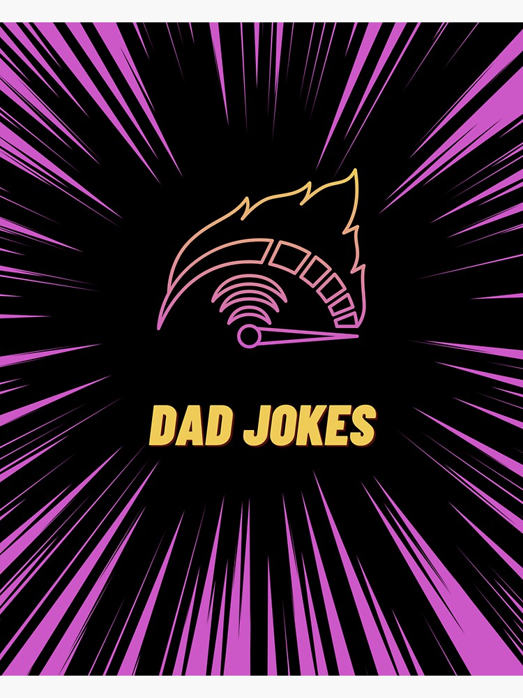 "Dad Jokes Meter" Sticker for Sale by AyssarSHOP | Redbubble