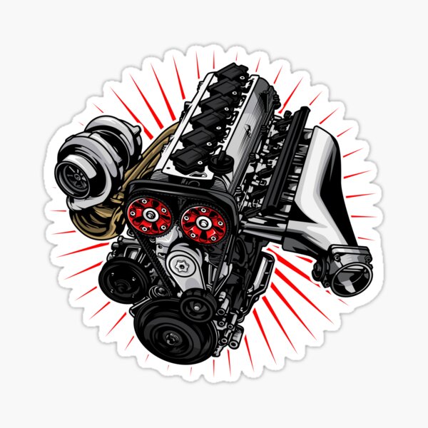 "2jz" Sticker for Sale by shakotan | Redbubble
