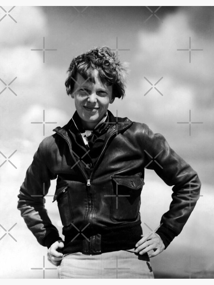 "Amelia Earhart" Sticker for Sale by voiceandvision | Redbubble