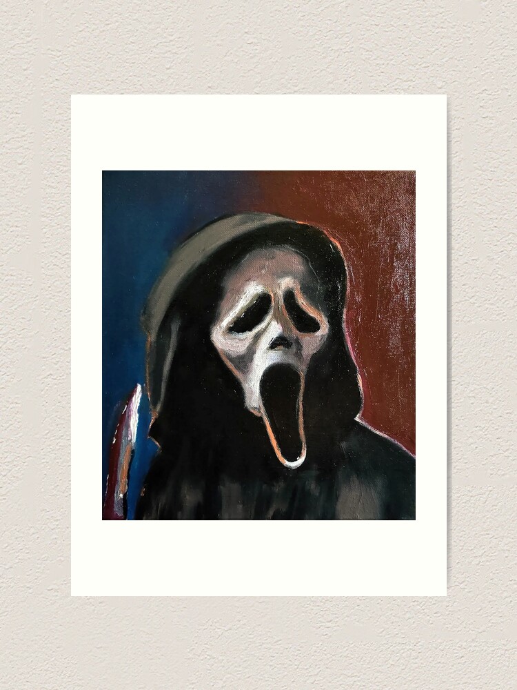 "Ghostface from the classic horror movie Scream" Art Print for Sale by ...