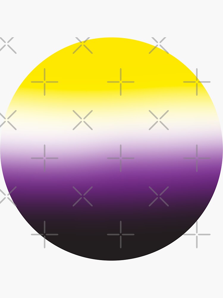 "Non-Binary Gradient" Sticker for Sale by BookwormSticker | Redbubble