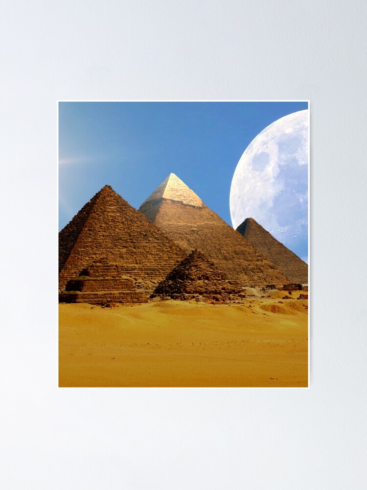 "the pyramids of ancient Egyptians" Poster for Sale by gehad93 | Redbubble