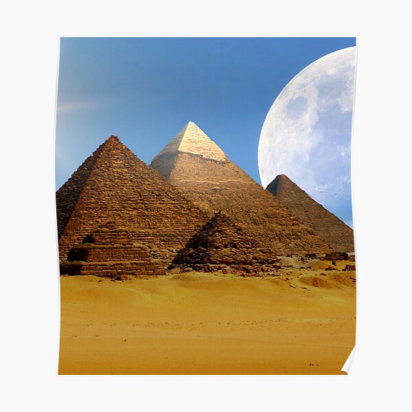 "the pyramids of ancient Egyptians" Poster for Sale by gehad93 | Redbubble