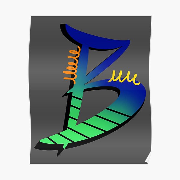 "Letter B Graffiti, Graffiti Letters" Poster for Sale by ranaadel ...