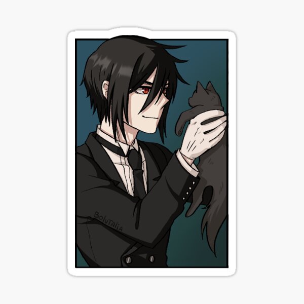 "Sebastian Michaelis FANART" Sticker for Sale by Aghali | Redbubble