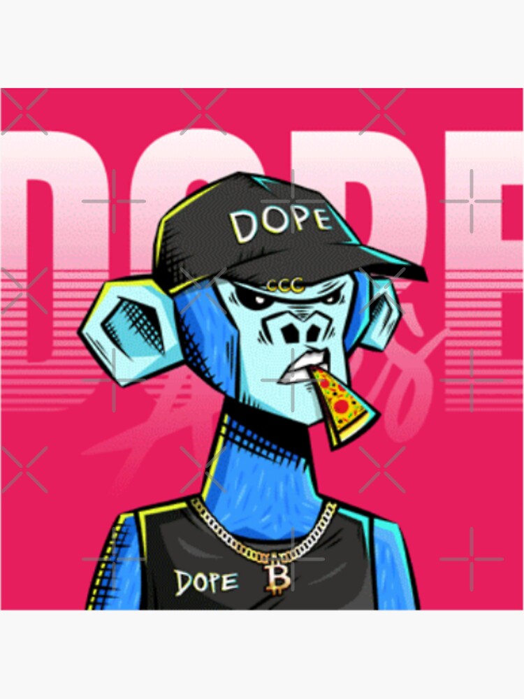 "Dope Cigar Monkey" Sticker for Sale by BexoWorks | Redbubble