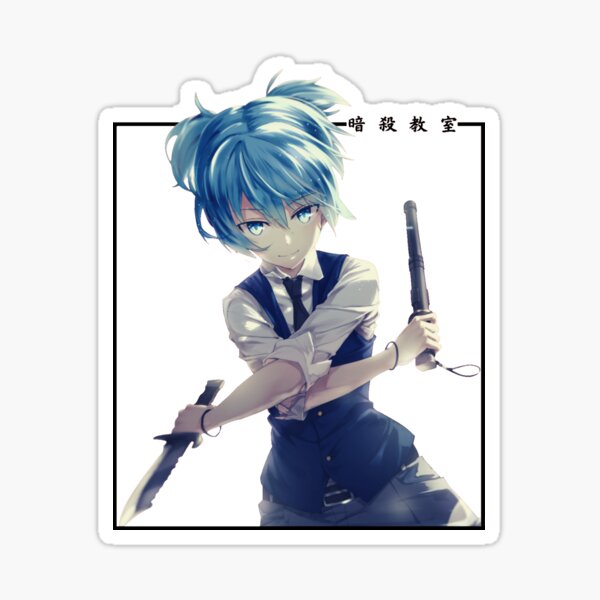 "Nagisa Shiota Assassination Classroom" Sticker for Sale by yoku-mieru ...