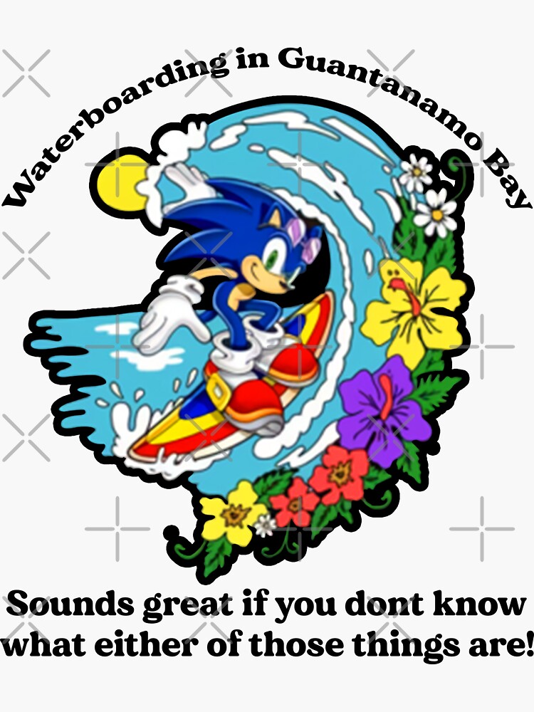 "Waterboarding in Guantanamo Bay" Sticker for Sale by ziyadshopp ...
