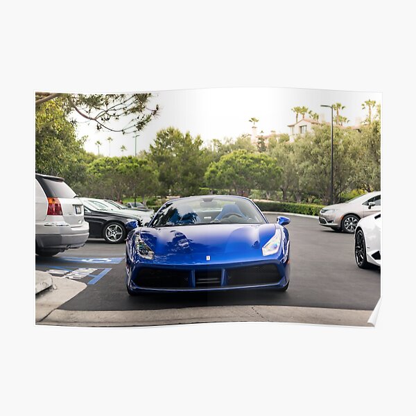 "Ferrari 488 GTB " Poster by JWKexotics | Redbubble
