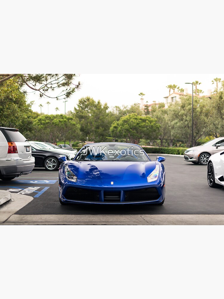 "Ferrari 488 GTB " Sticker for Sale by JWKexotics | Redbubble