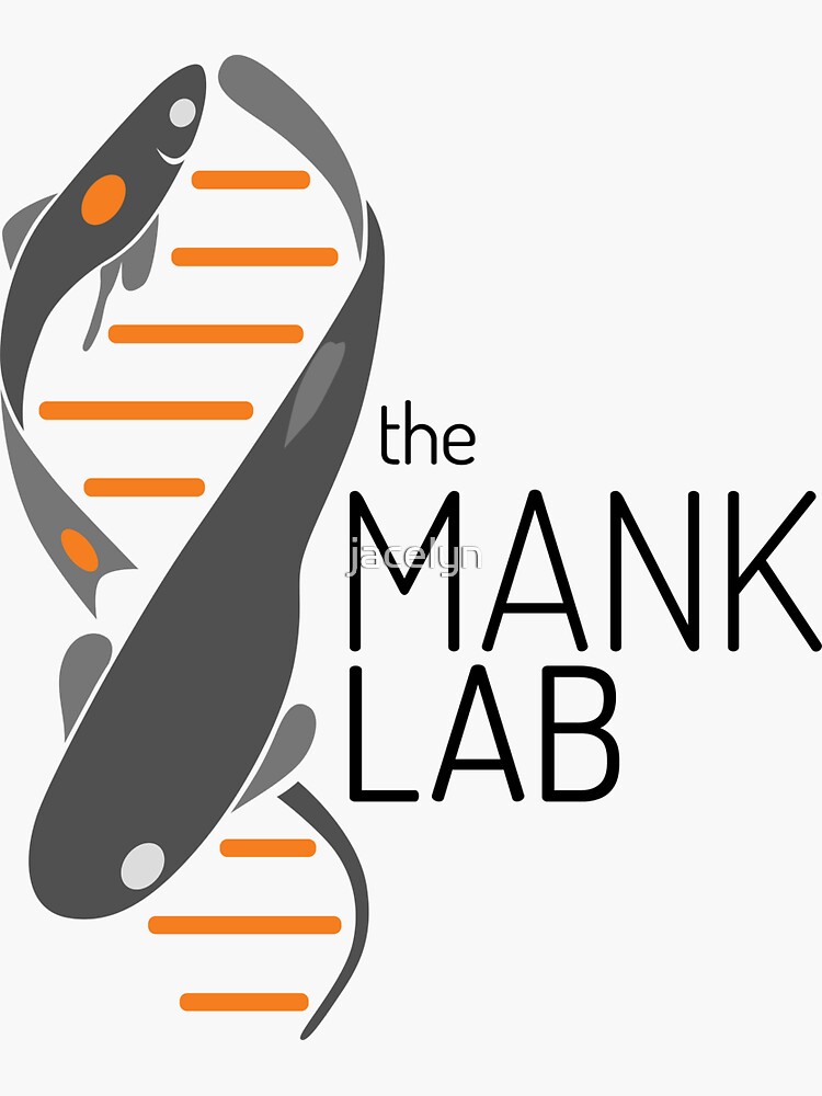 "mank lab logo" Sticker for Sale by jacelyn | Redbubble