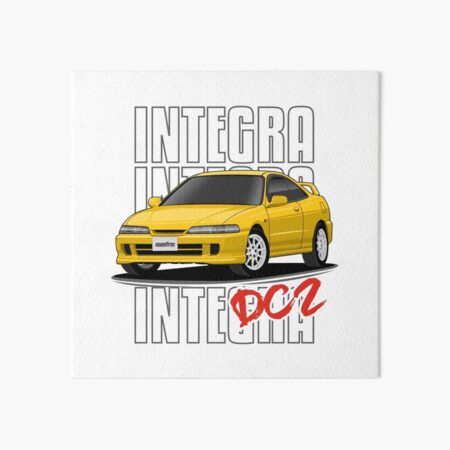 "Integra DC2 Type R" Art Board Print for Sale by squeal tires | Redbubble