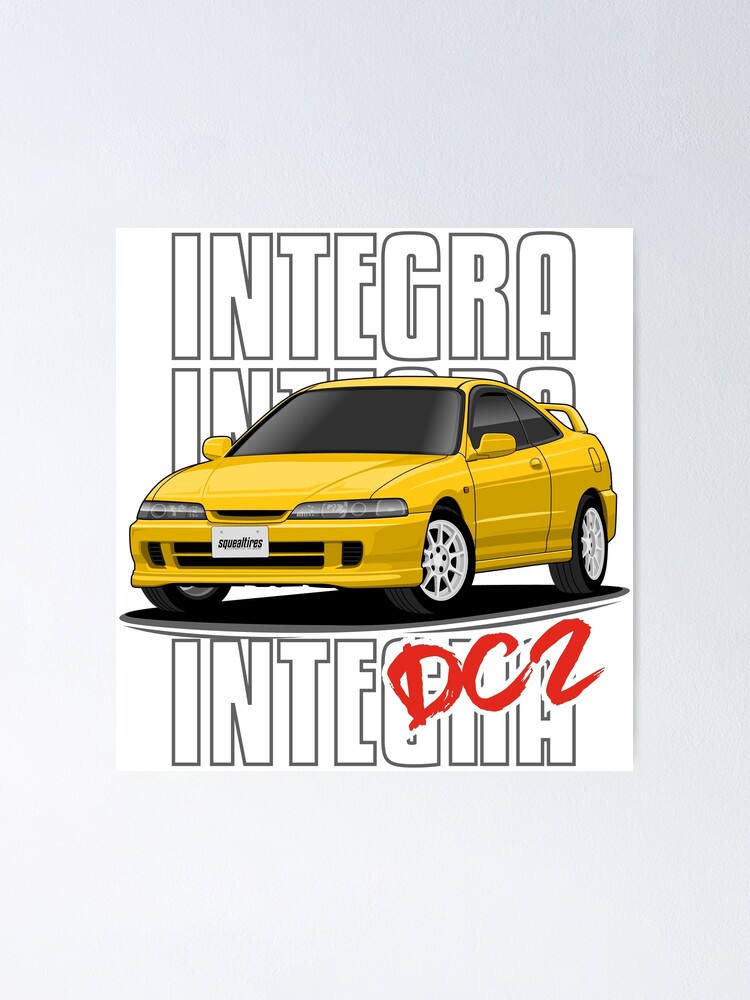 "Integra DC2 Type R" Poster for Sale by haiproject | Redbubble