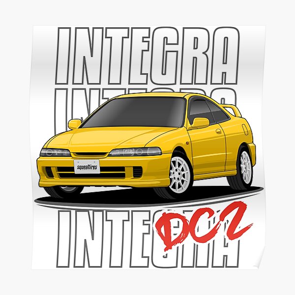 "Integra DC2 Type R" Poster for Sale by haiproject | Redbubble