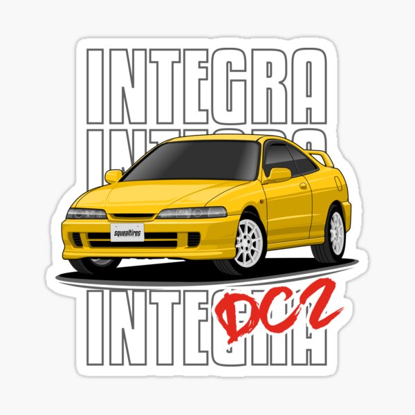 "Integra DC2 Type R" Sticker for Sale by haiproject | Redbubble