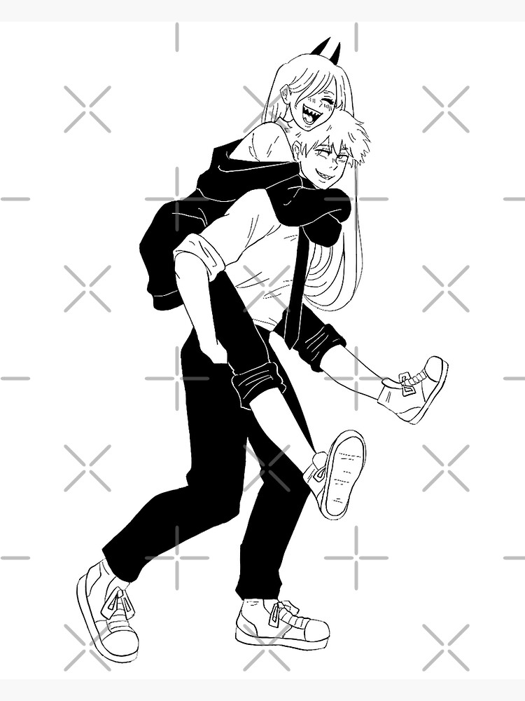 "Denji with Power - Chainsaw man" Photographic Print for Sale by ...