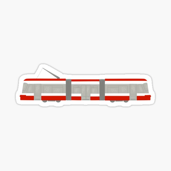 "A Streetcar Named Toronto" Sticker for Sale by bydebs | Redbubble