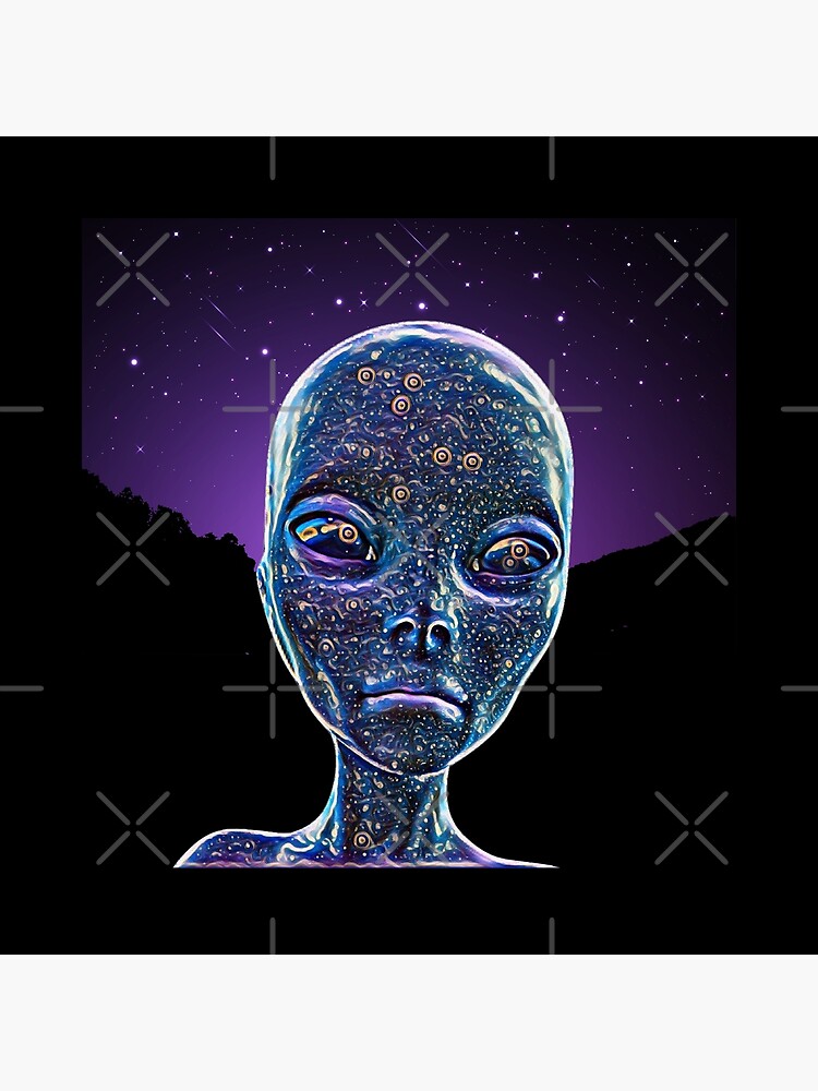 "Alien Visitor from Space | Eerie Alien" Poster for Sale by ...