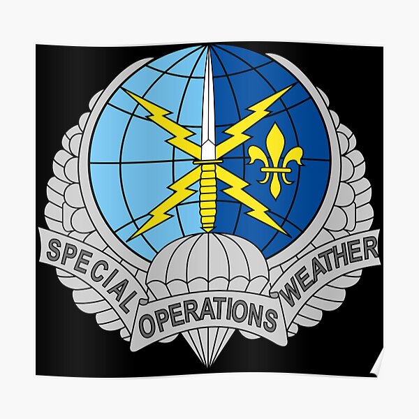 "USAF Special Operations Weather" Poster for Sale by aliberalino ...