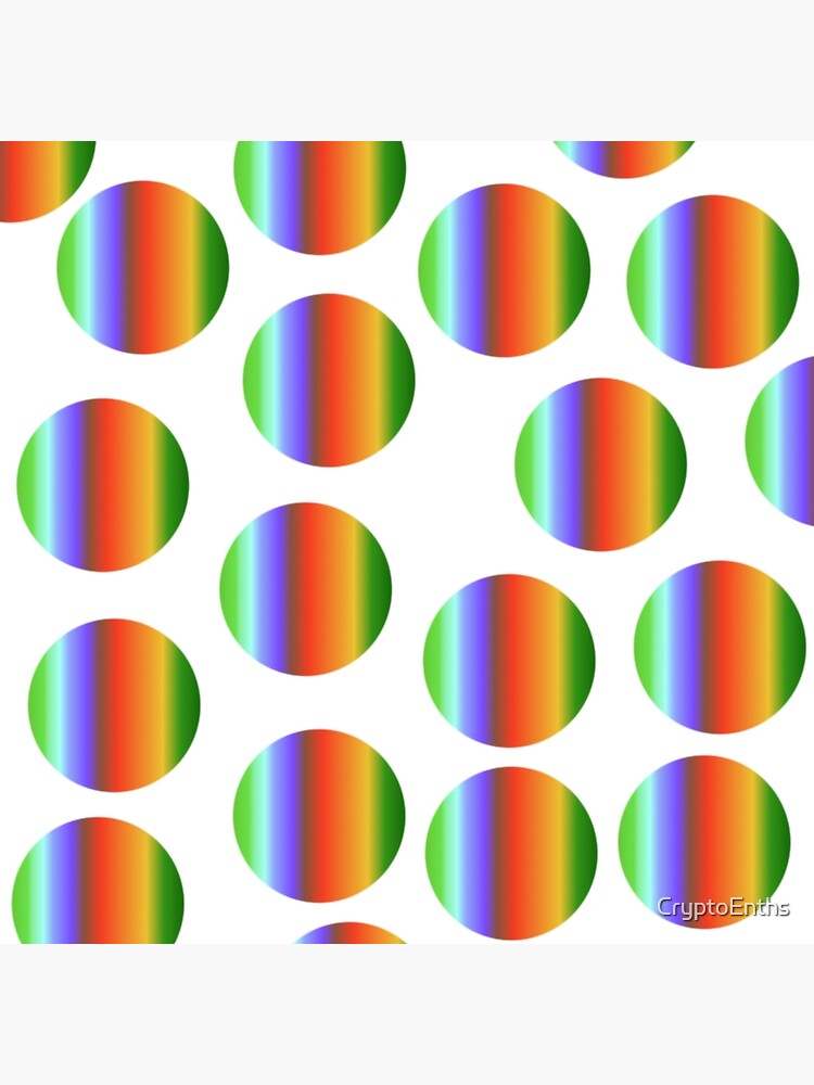 "Rainbow Spheres" Poster for Sale by CryptoEnths | Redbubble