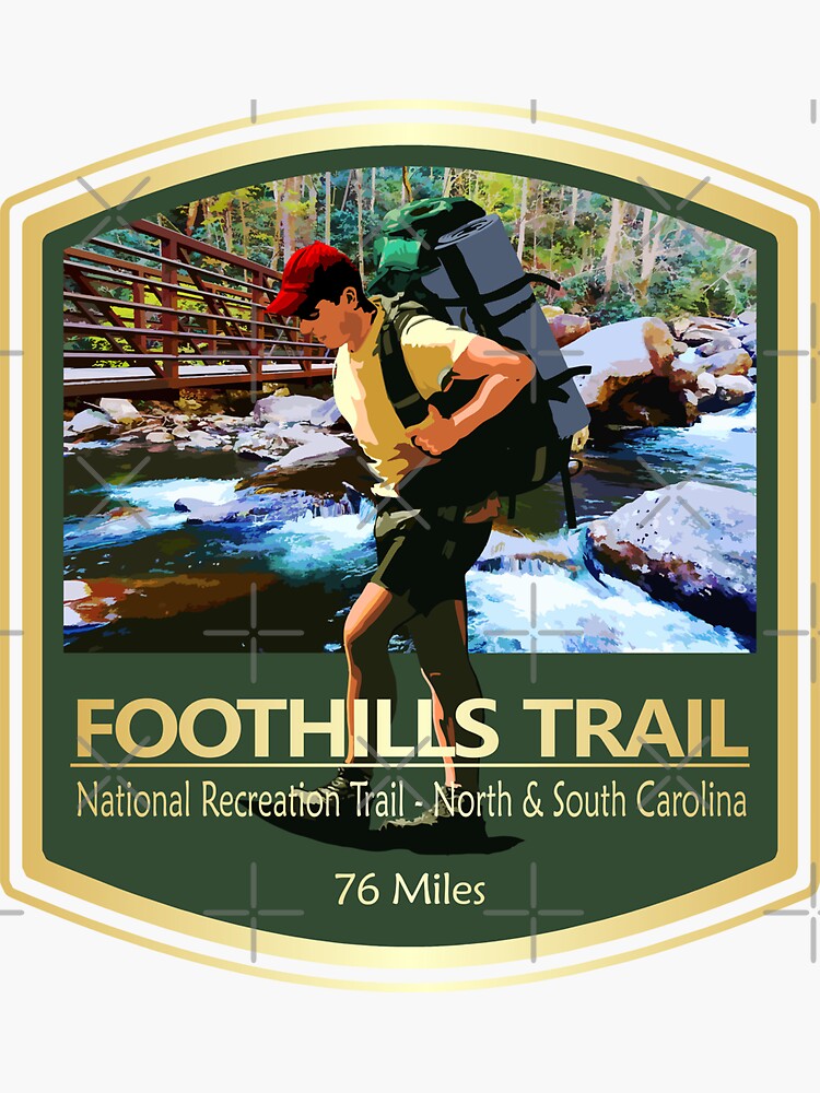"Foothills Trail (PF)" Sticker for Sale by curranmorgan | Redbubble