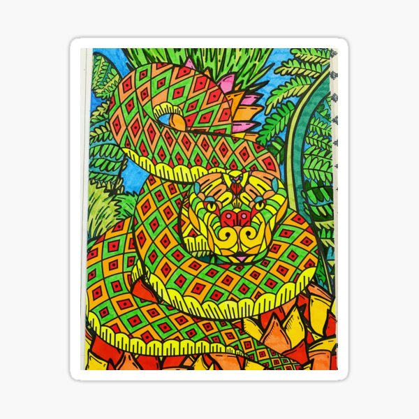 "RAINBOW SERPENT" Sticker for Sale by trevorp | Redbubble