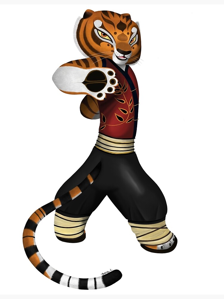 "Master Tigress" Poster for Sale by Vezpertilia | Redbubble